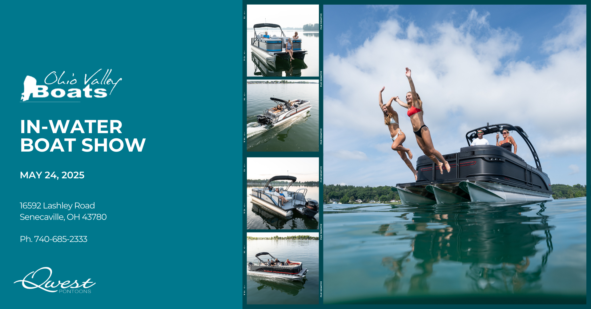 Ohio Valley Boats In-Water Boat Show - Qwest Pontoons